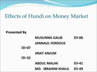 hundi system in bangladesh | PPT