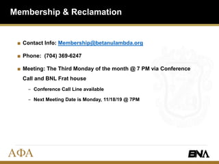 BNL Chapter Meeting - Nov 19' | PPT