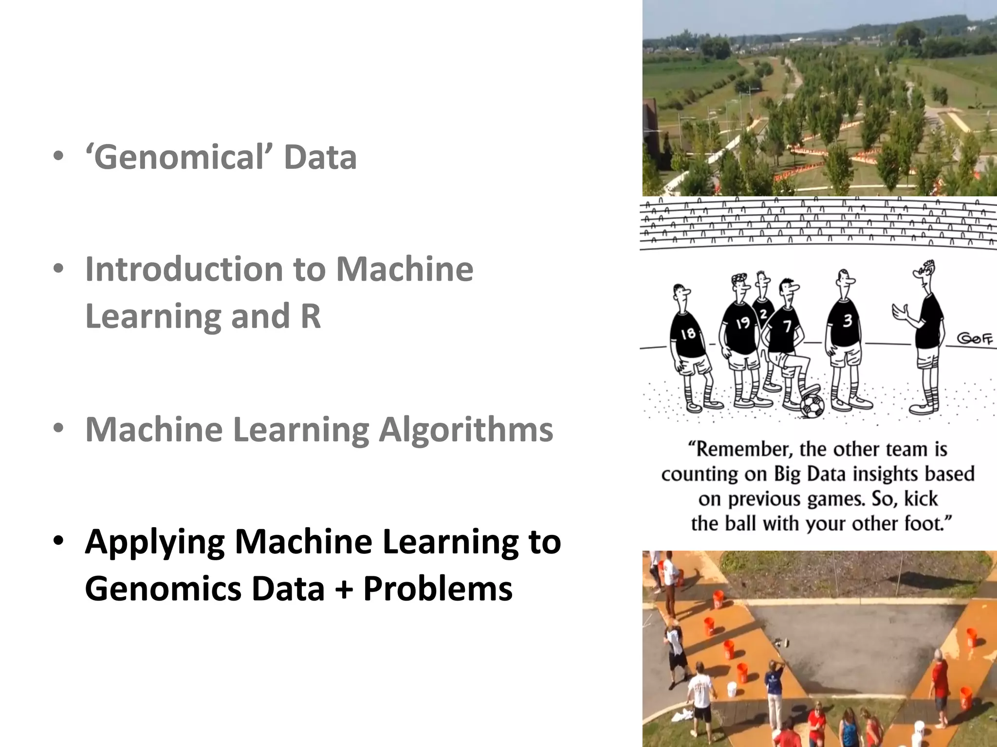 An Introduction to Machine Learning and Genomics | PDF