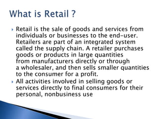 Retail Buying and Merchandising | PPTX
