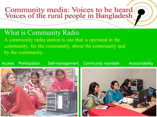 Potentials of Community Radio for widening access to information and ...
