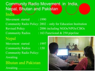 Potentials of Community Radio for widening access to information and ...