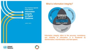 Role of BNNRC about information integrity | PPT