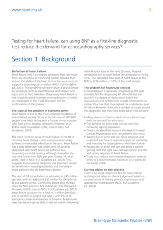 Brain-type Natriuretic Peptide (BNP) - An Information Resource for ...