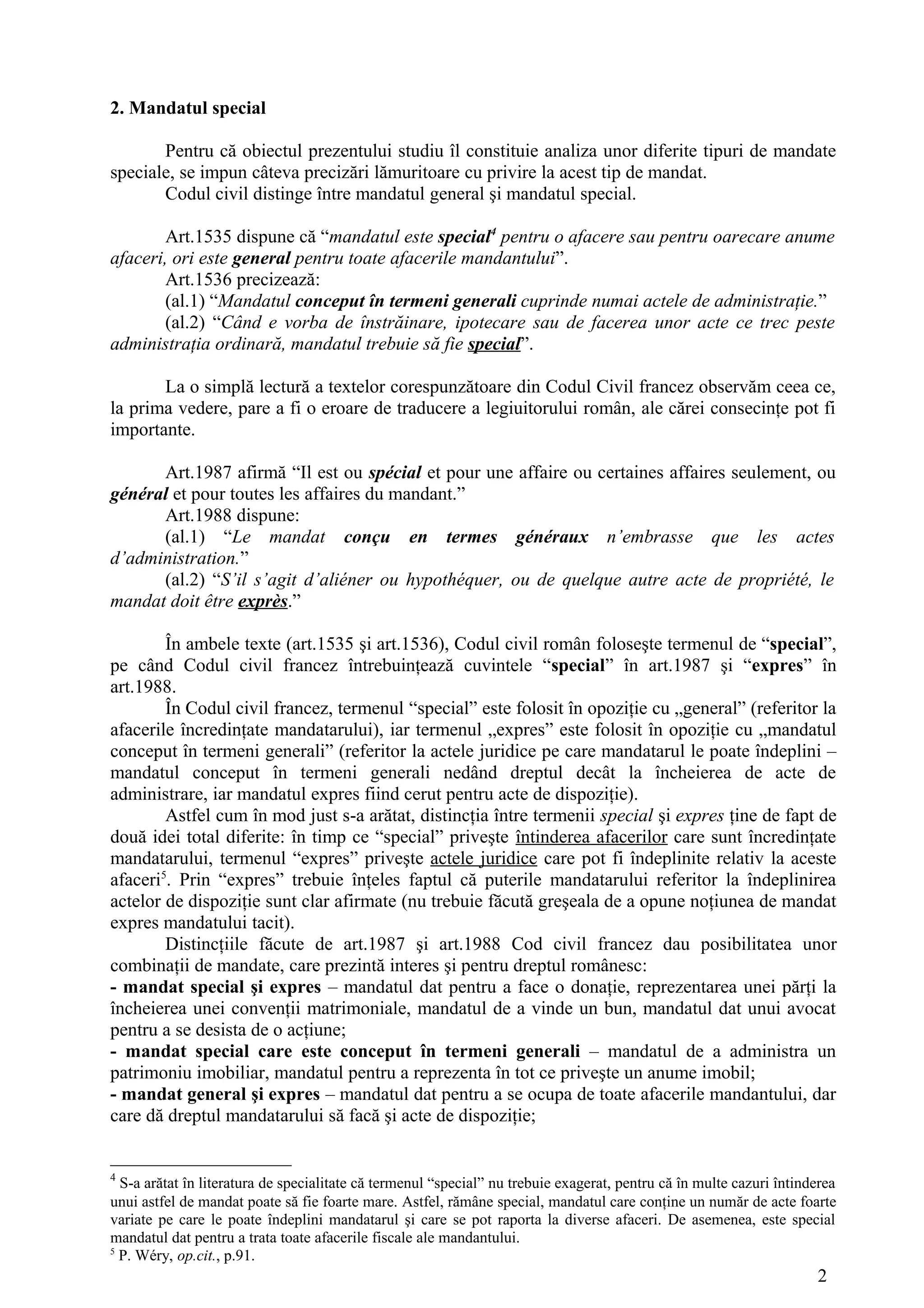 Bnp 2 2011 aplicatii in materia interpretarii mandatului pdf | PDF