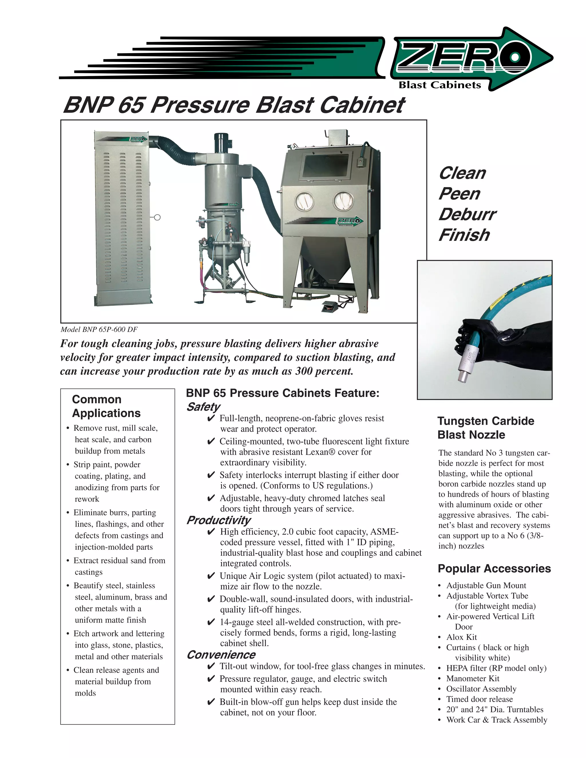 Bnp 65 pressure_blast_cabinet | PDF