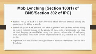 Bharatiya Nyaya Sanhita and its Overview in India, 2024 | PDF