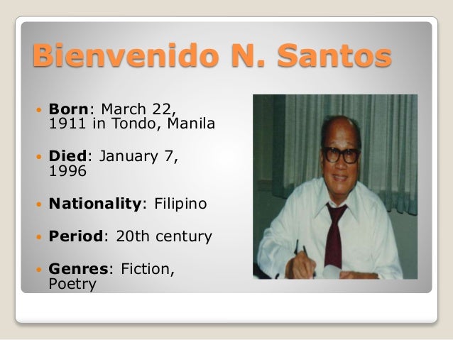 BN Santos' Life and Works