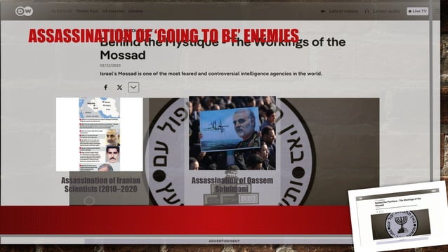 The Mossad is inside the world or the world is inside the Mossad! | PPT