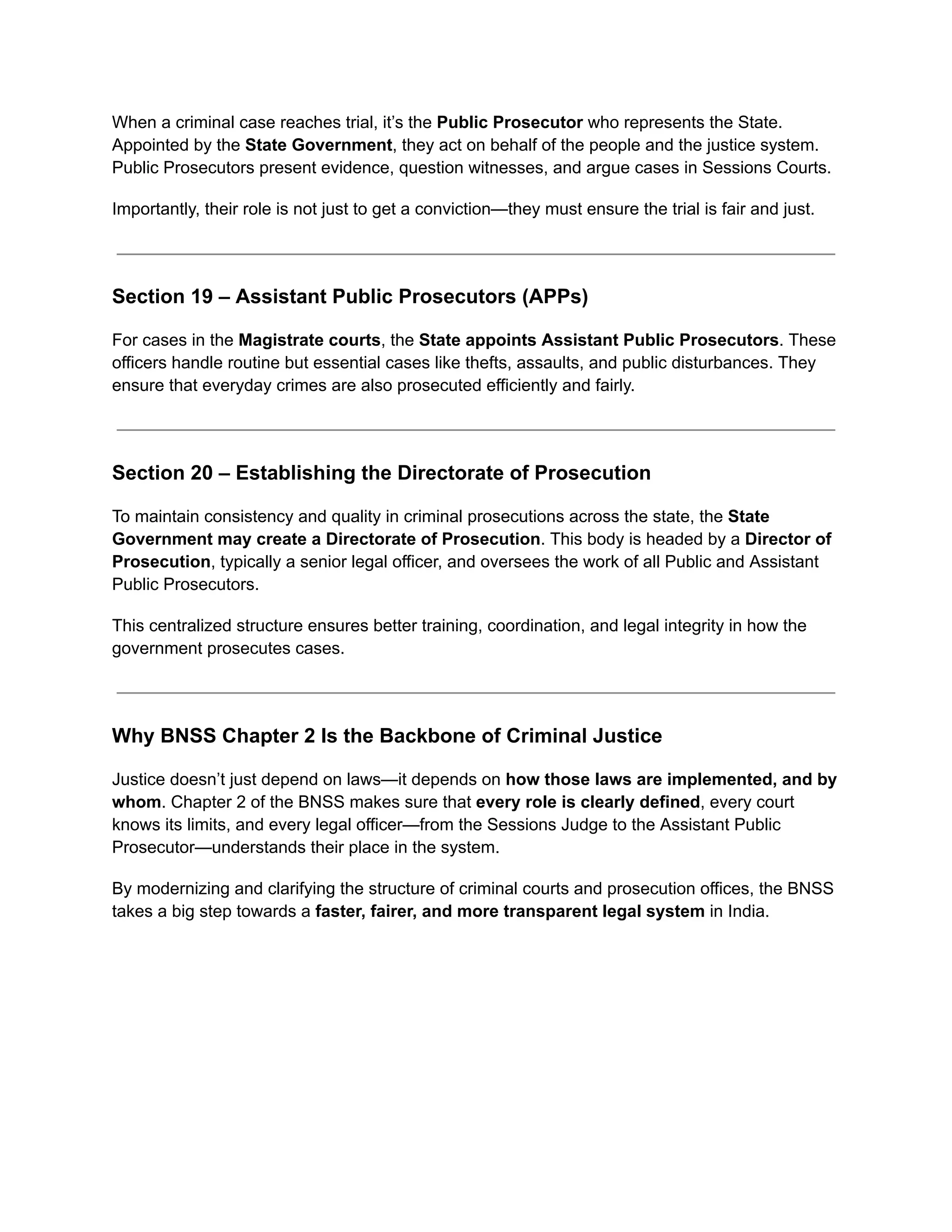 BNSS Chapter 2 - Constitution of Criminal Courts and Offices.pdf