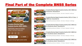 complete overview bhartiya nagrik sanhita 2023 | PPTX
