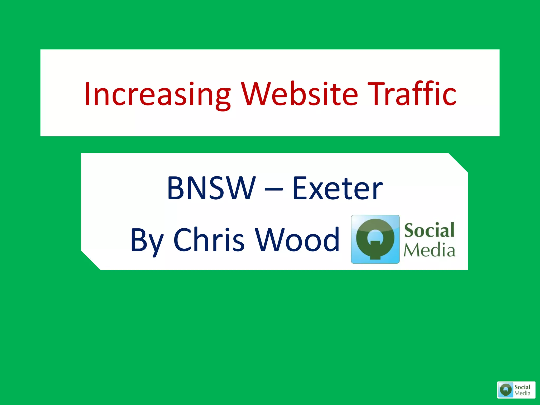 Increasing Website Traffic | PDF