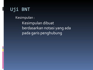 Uji BNT | PPT