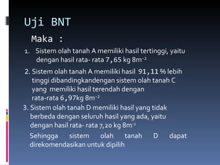 Uji BNT | PPT