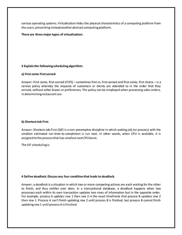 Bnt201 operating system | DOCX | Operating Systems | Computer Software and Applications