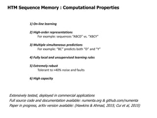 Why Neurons have thousands of synapses? A model of sequence memory in the brain | PPTX