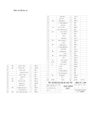 Bản vẽ chế tạo a0 | PDF