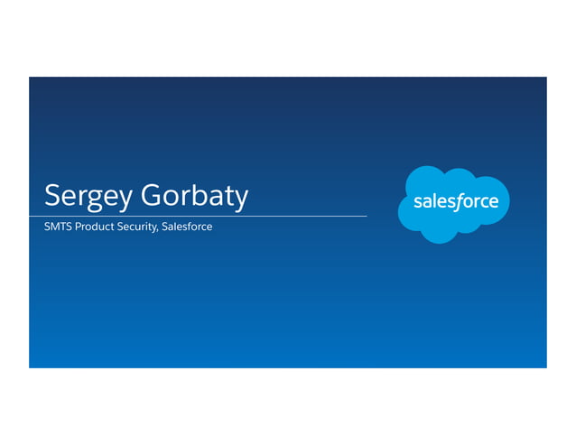 Secure Salesforce: Lightning Components Best Practices