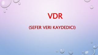 Bnwas vdr Bridge navigation warning and alarm system | PPT