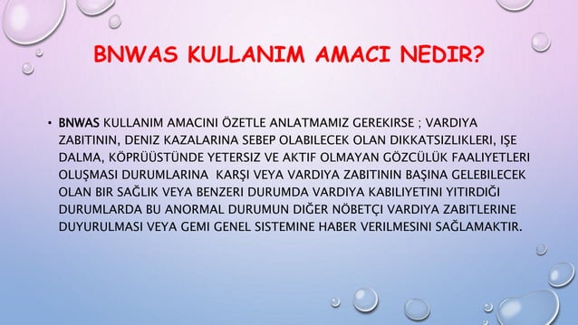 Bnwas vdr Bridge navigation warning and alarm system | PPT