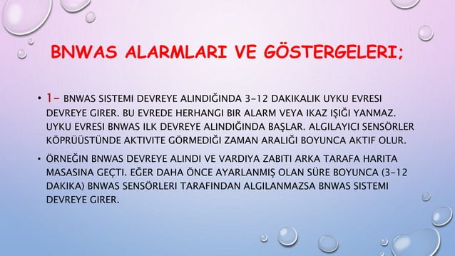 Bnwas vdr Bridge navigation warning and alarm system | PPT