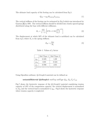 Analysis of Beams on Nonlinear Winkler Foundation - OpenSees | PDF