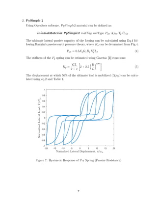 Analysis of Beams on Nonlinear Winkler Foundation - OpenSees | PDF