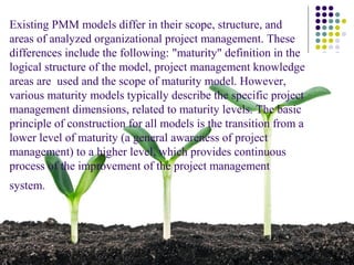 MODERN PROJECT MANAGEMENT SYSTEM MATURITY MODELS: THE ESSENCE AND ...