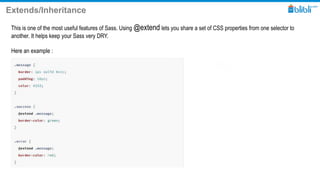 Bliblidotcom - SASS Introduction | PPT