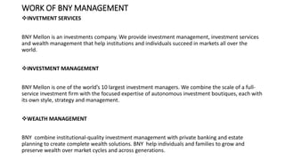 Bank of New York (BNY) Mellon- Annual Report | PPTX