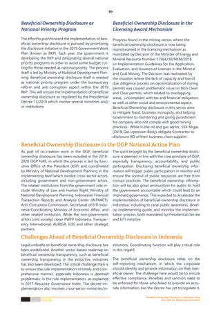 Beneficial Ownership Disclosure in Indonesia: Close the Loops for ...