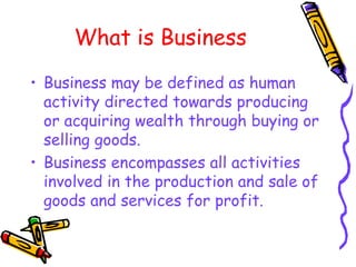 concept about business orgnisation & defination | PPT