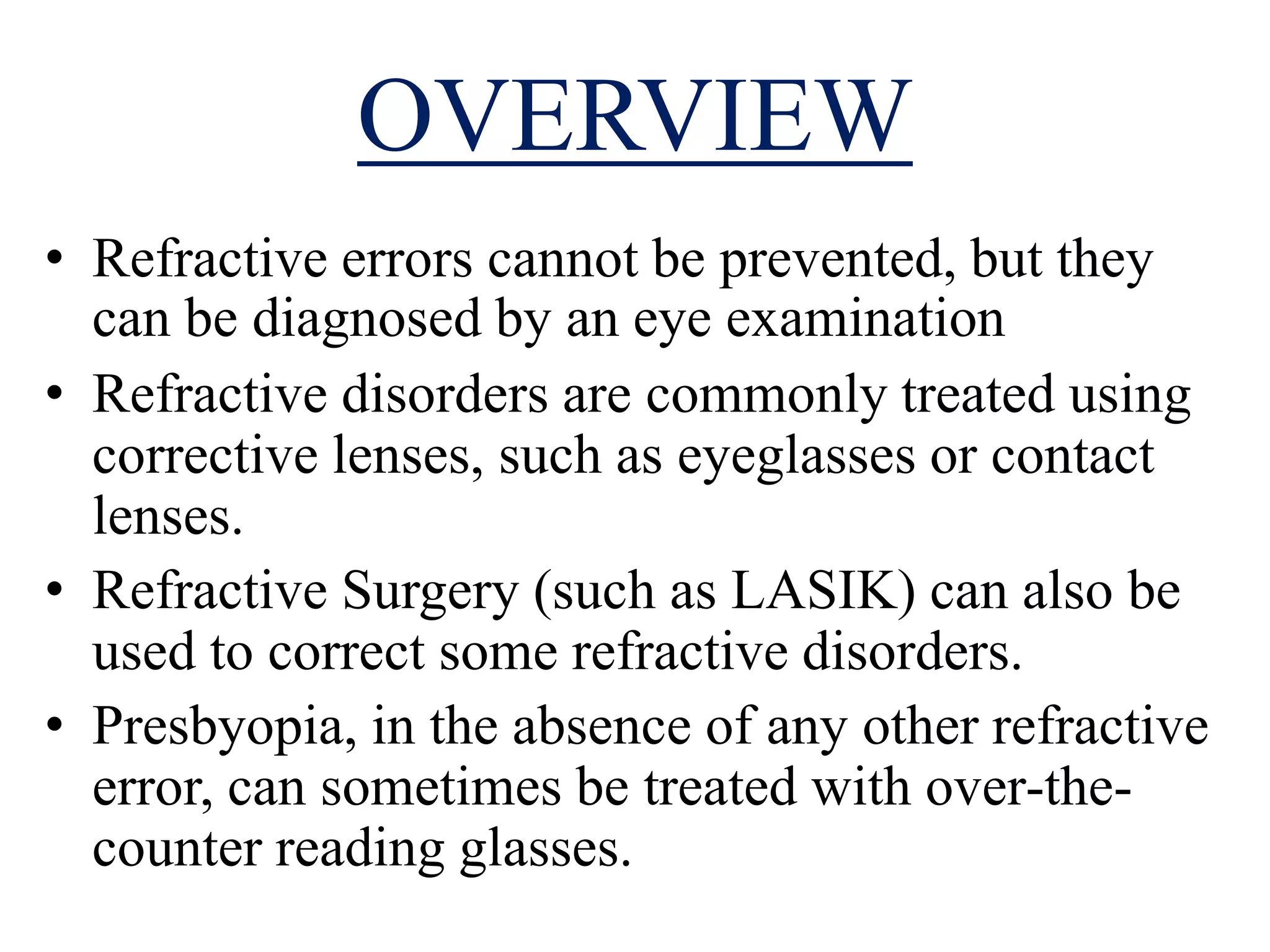 Recent Advances in treatment of Refractive Error.pptx