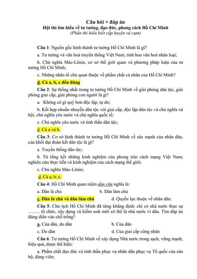 bo-cau-hoi.pdf danh cho dang vien 123456 | PDF