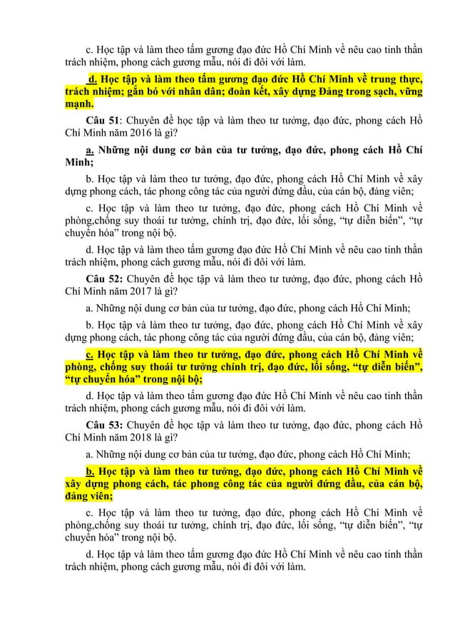 bo-cau-hoi.pdf danh cho dang vien 123456 | PDF