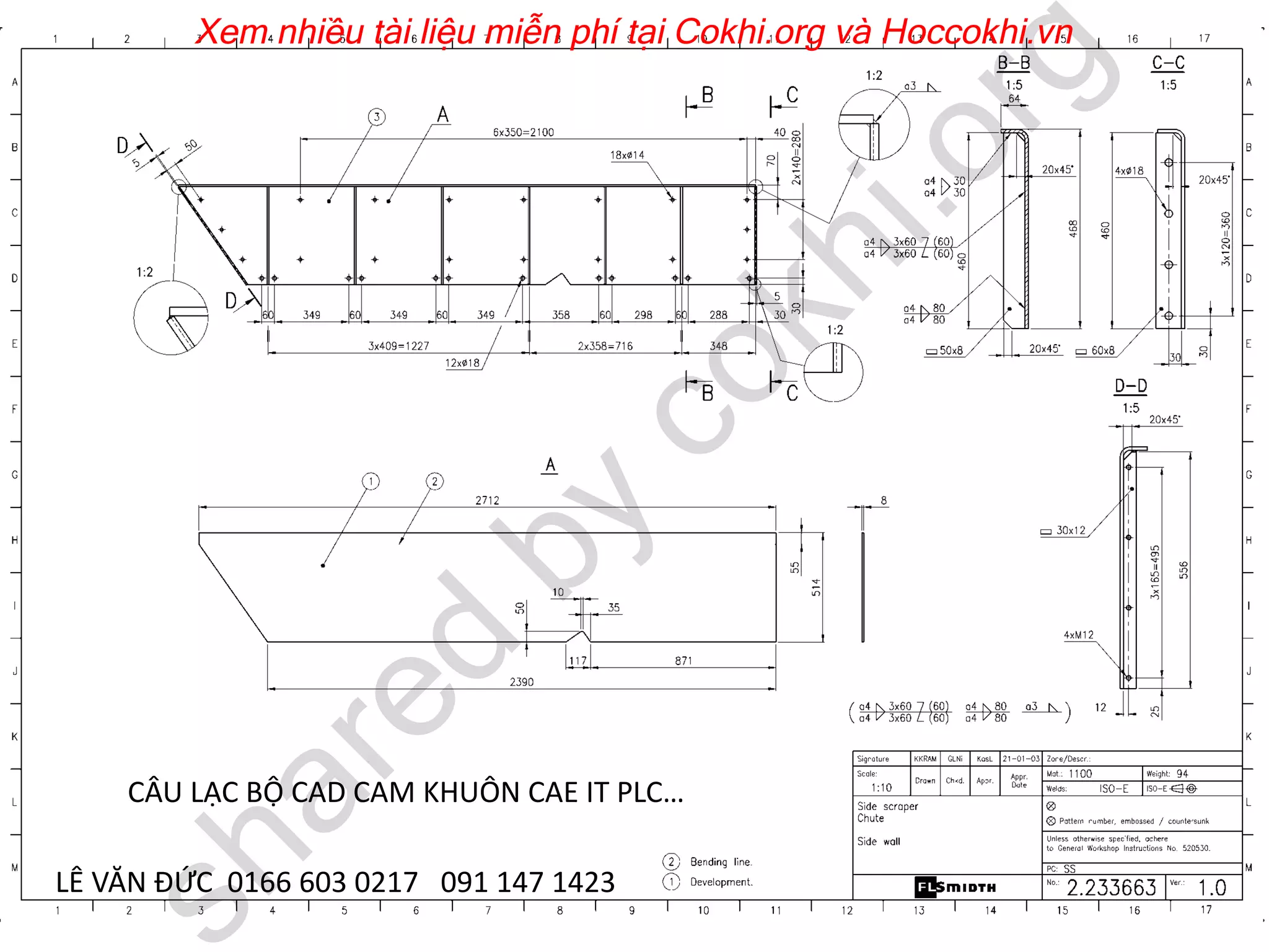 Bo De Thiet Ke Chi Tiet Den Lap Ghep Che Tao Ket Cau Khung Dan Kim Loai Tam Hoccokhi Ppt
