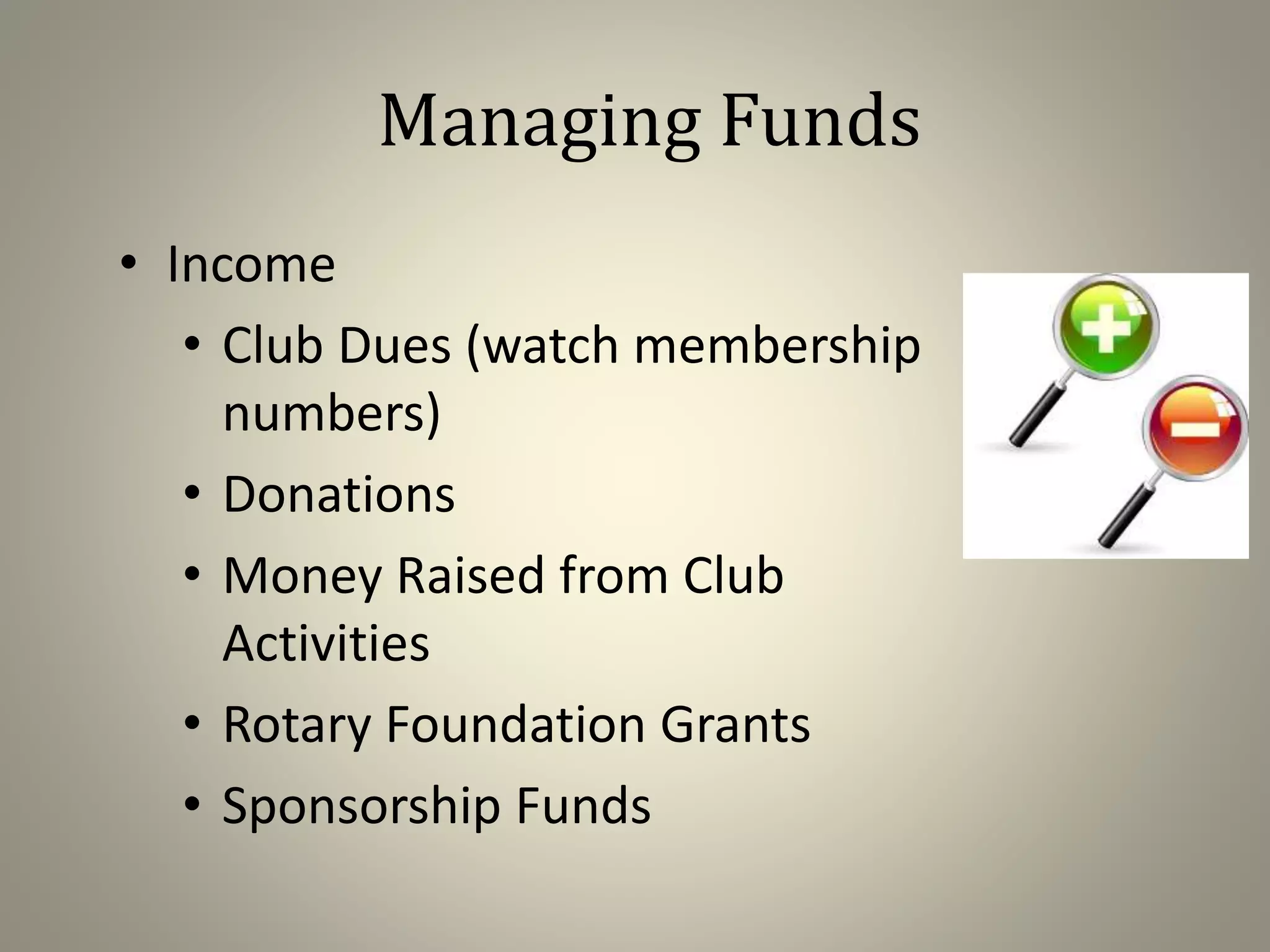 Rotary Ckub Treasurer's Training | PPTX