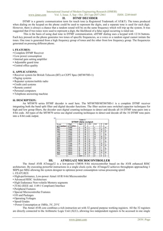 Mobile Operated Landrover Using Dtmf Decoder | PDF