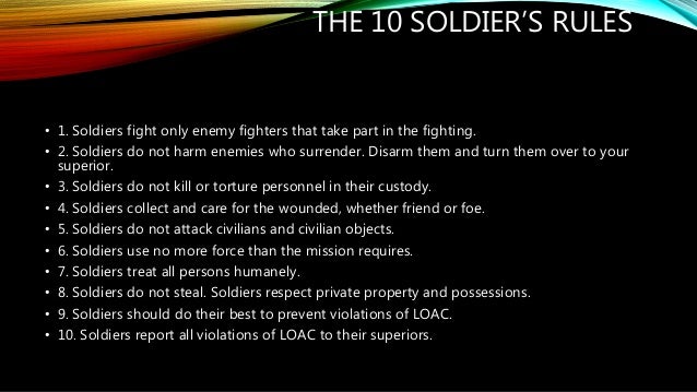 Five law of armed conflict principles - coverspolew