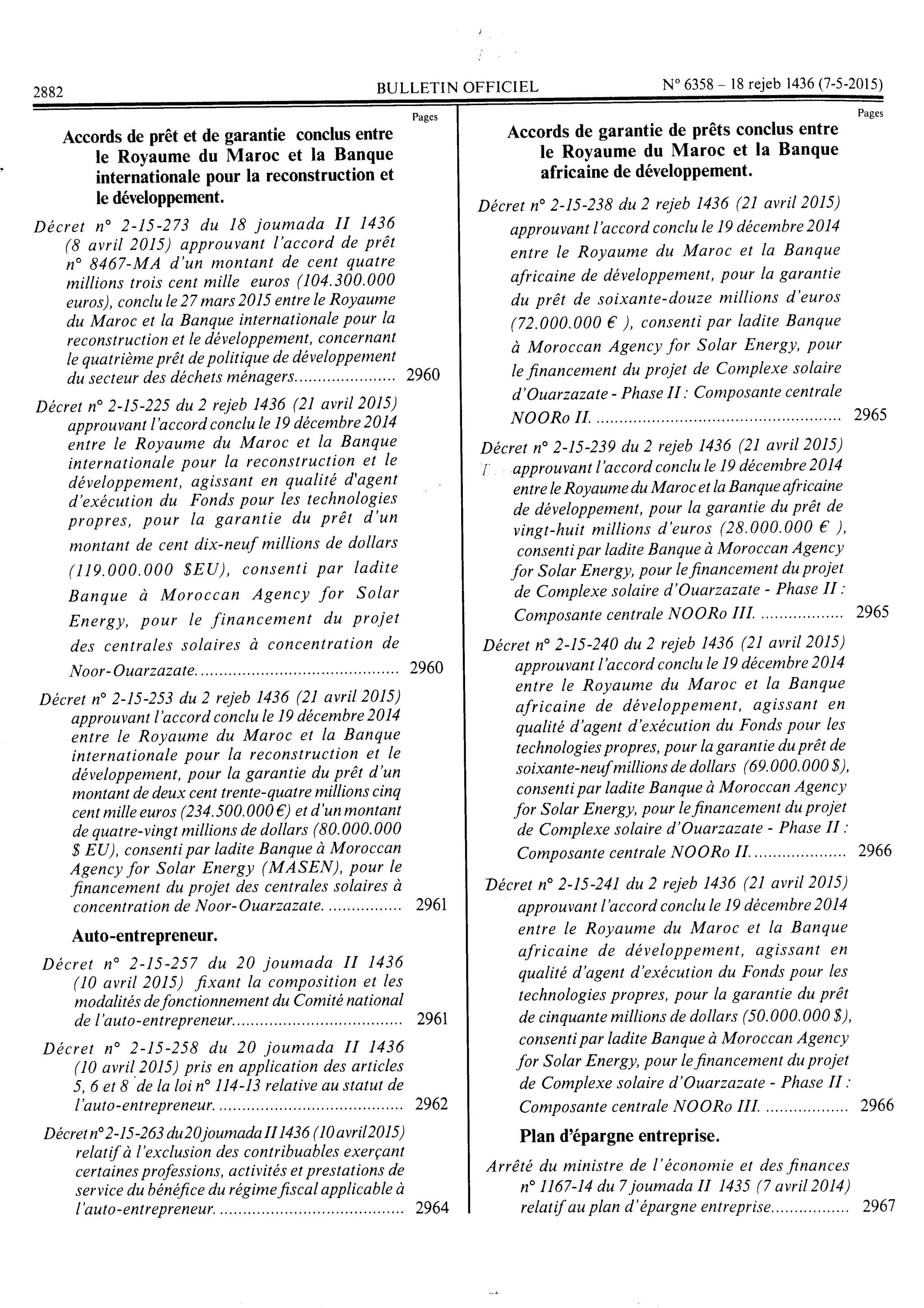 AEM Maroc Bulletin Officiel (BO 6358) version FR | PDF
