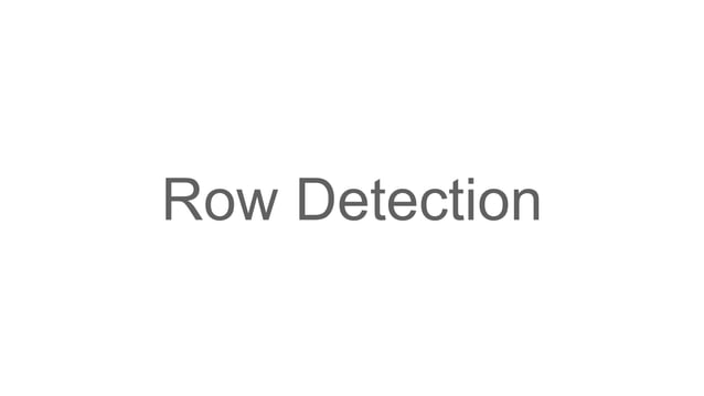 Row Detection and Soil Color for Agricultural Robot Guidance | PPT