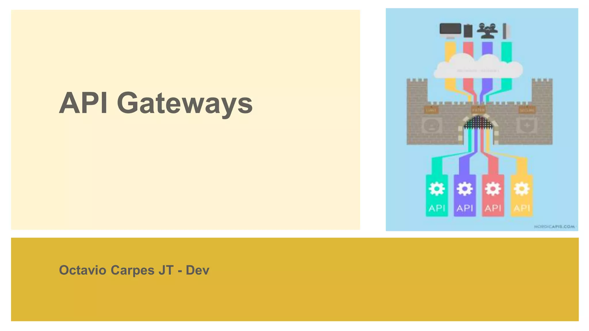 Api gateways | PPTX | Internet | Computing