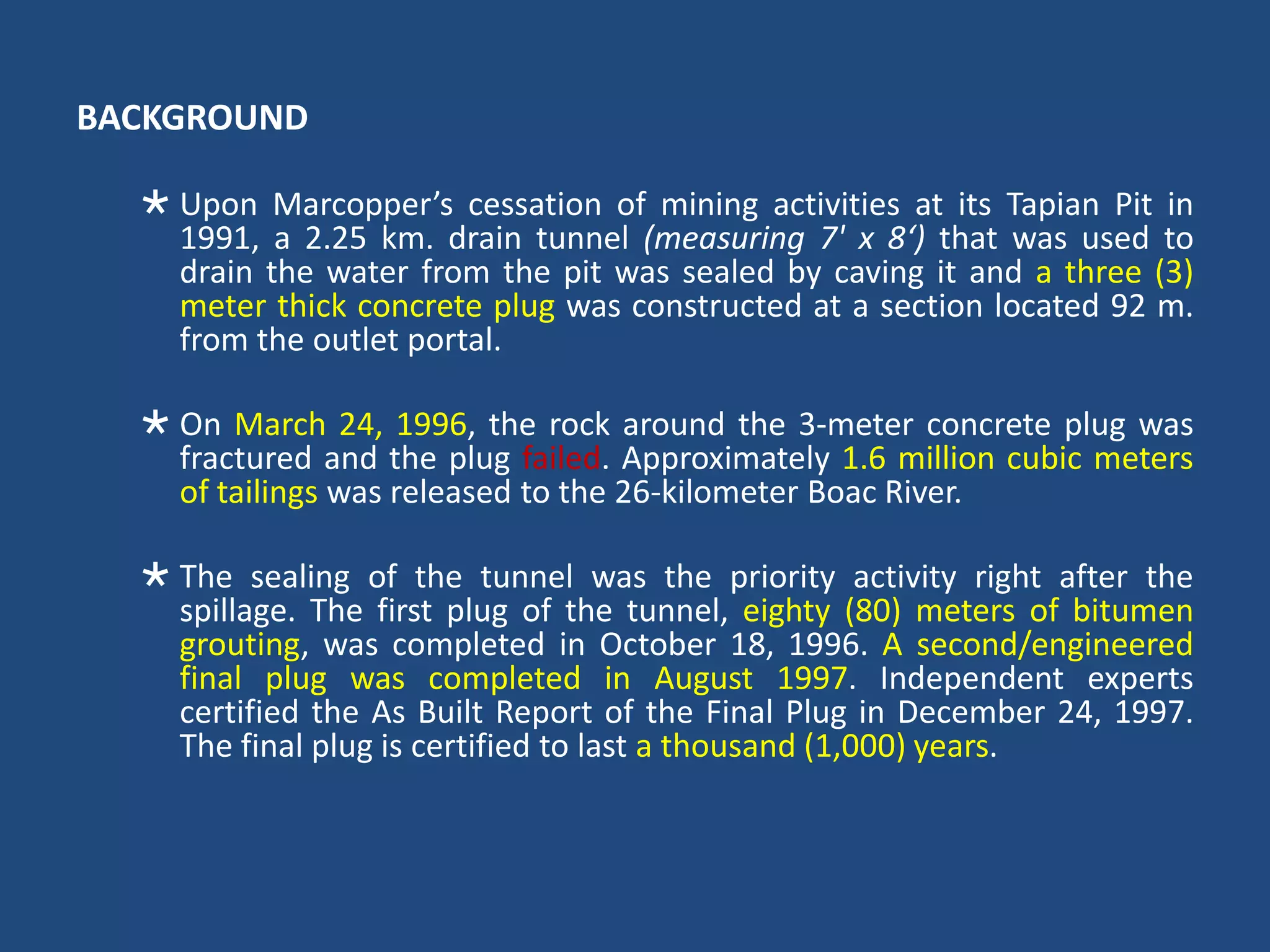 Marcopper Boac River Update | PPTX | Environment | Science