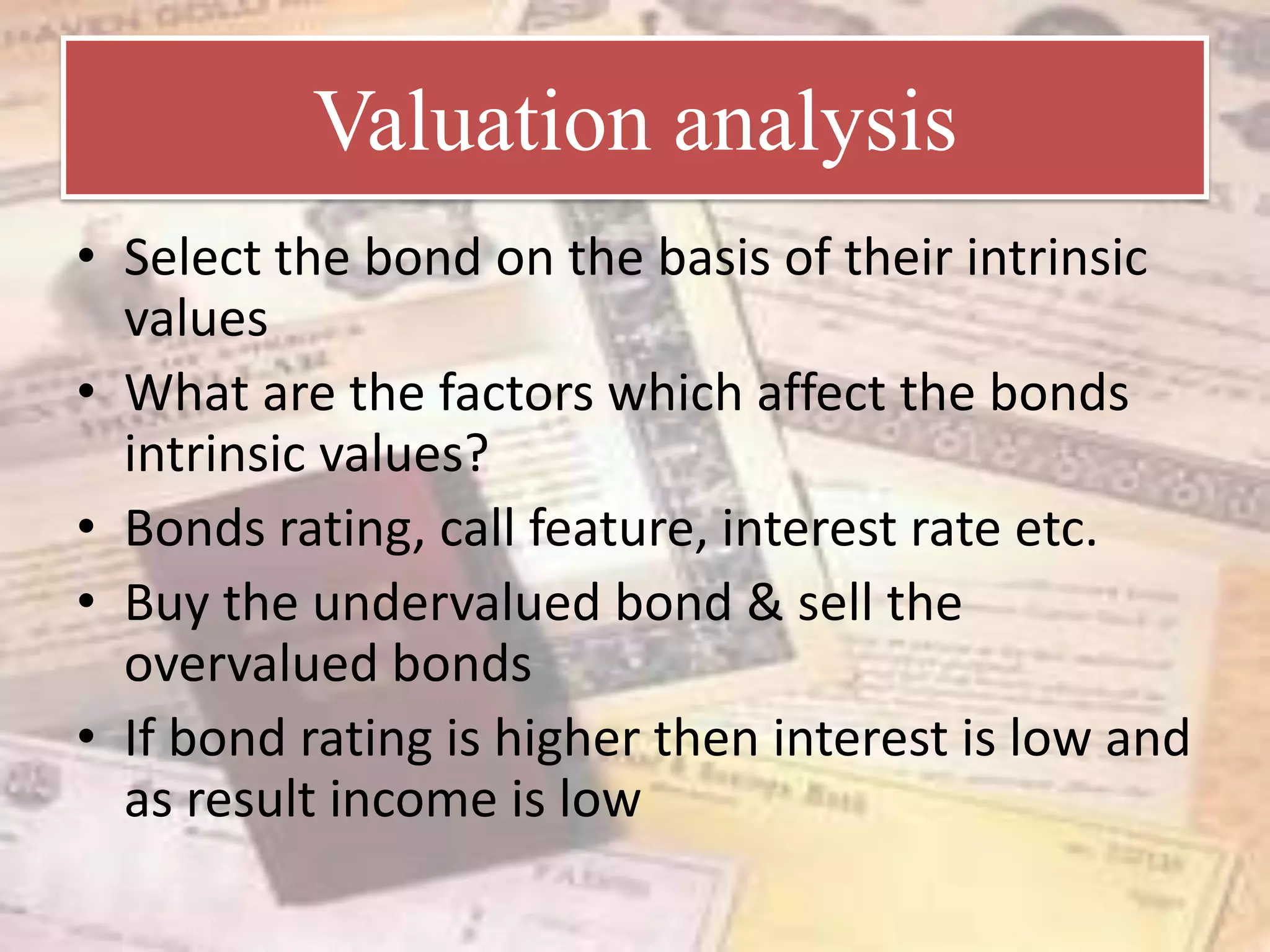 Bond portfolio management strategies | PPTX