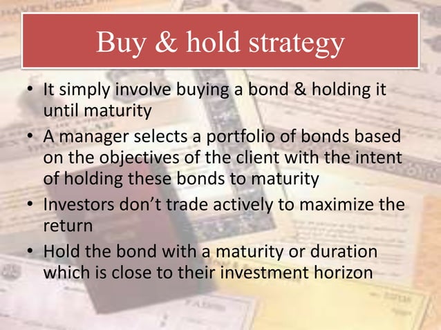 Bond portfolio management strategies | PPTX