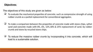 Investigation of Compressive Strength in Concrete Using Rubber Crumb as ...