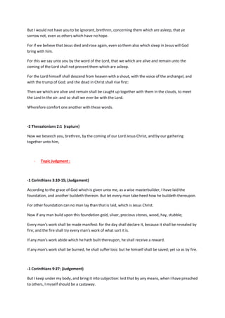Bible End times Prophecies List. pdf | PDF