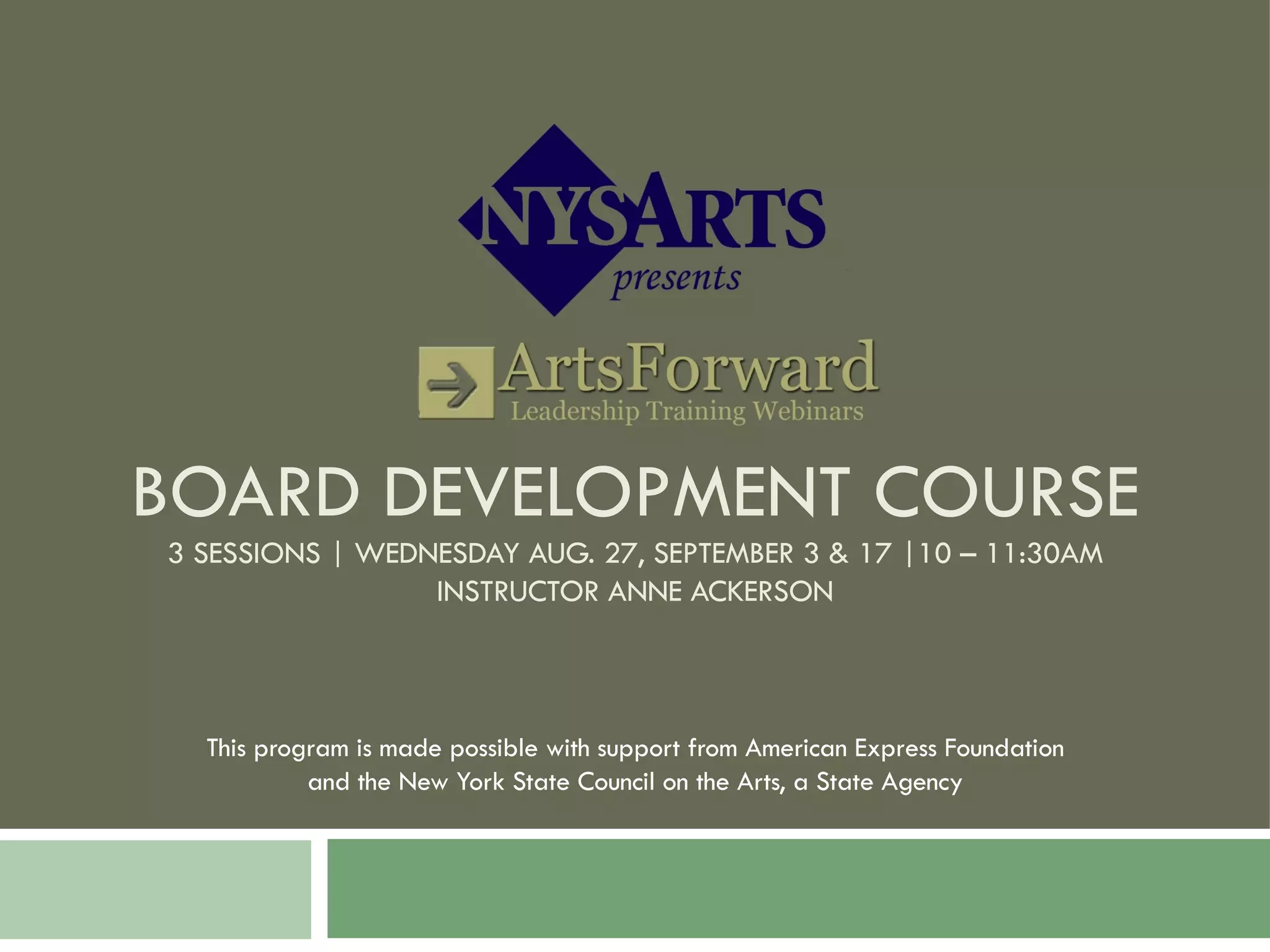 Board Development Course | PPT