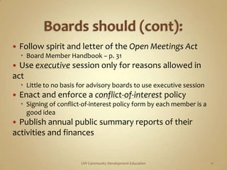 Board Transparency And Accountability | PPTX