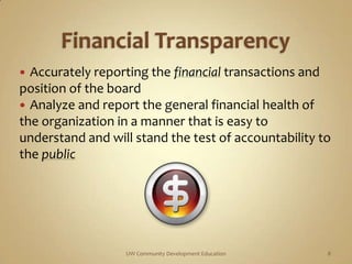 Board Transparency And Accountability | PPTX